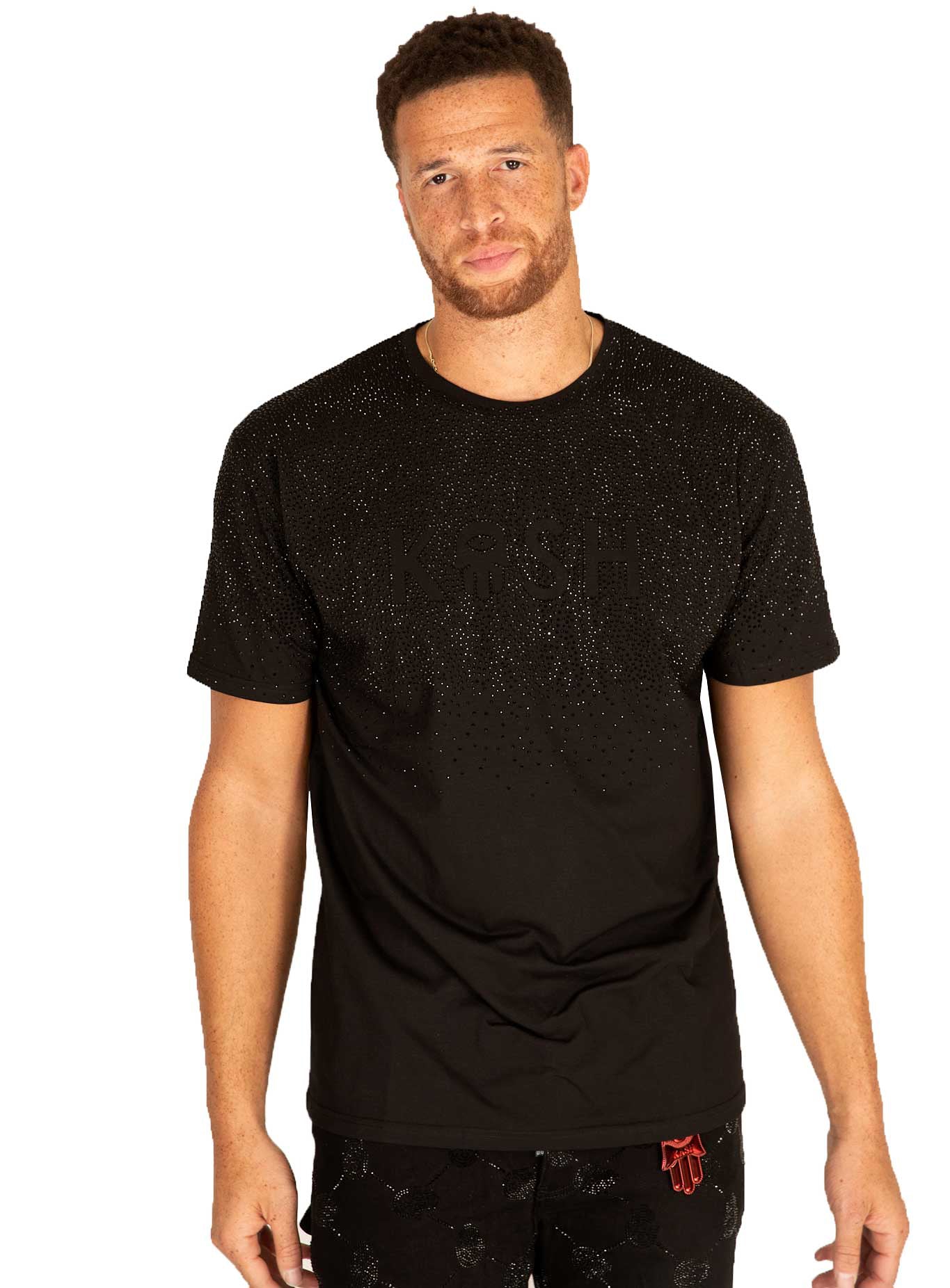 Kash Logo Diamond Tee- Black – KASHPARIS