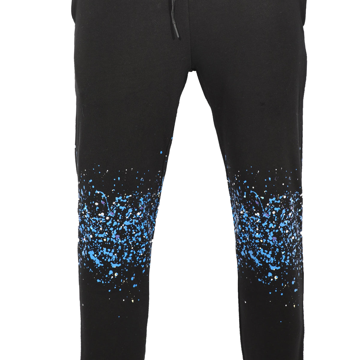 Kash Paint & Crystals Splattered Sweatpants- Black – KASHPARIS